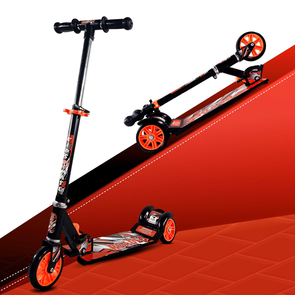 Kidsmate Roadeo Metal Kick Scooter for Kids Leader Bicycles