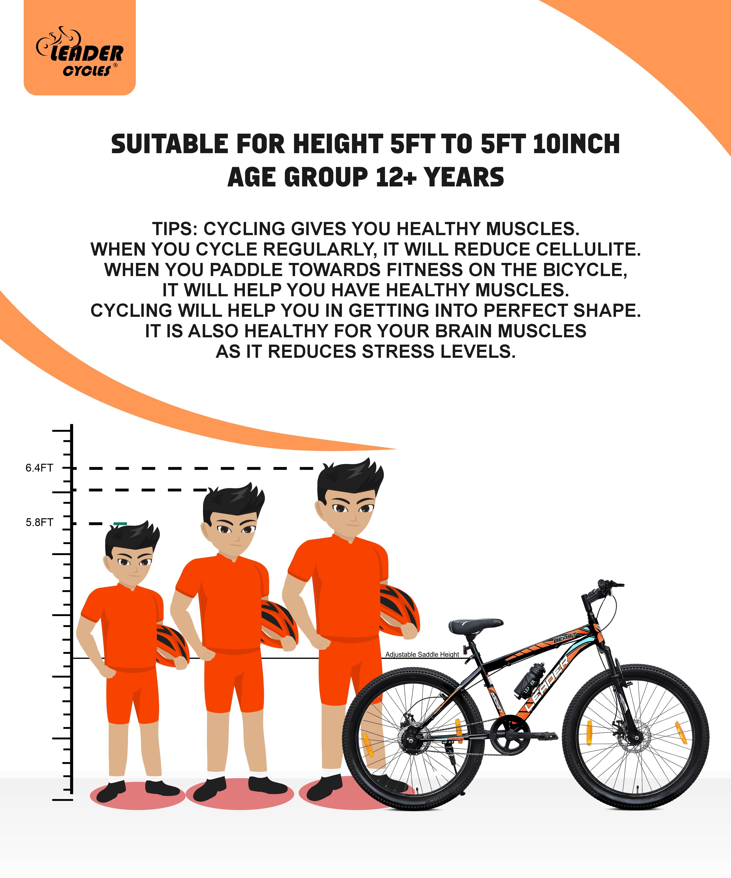 Buy Men Single Speed 26T Surfer Cycle Online Leader Bicycles