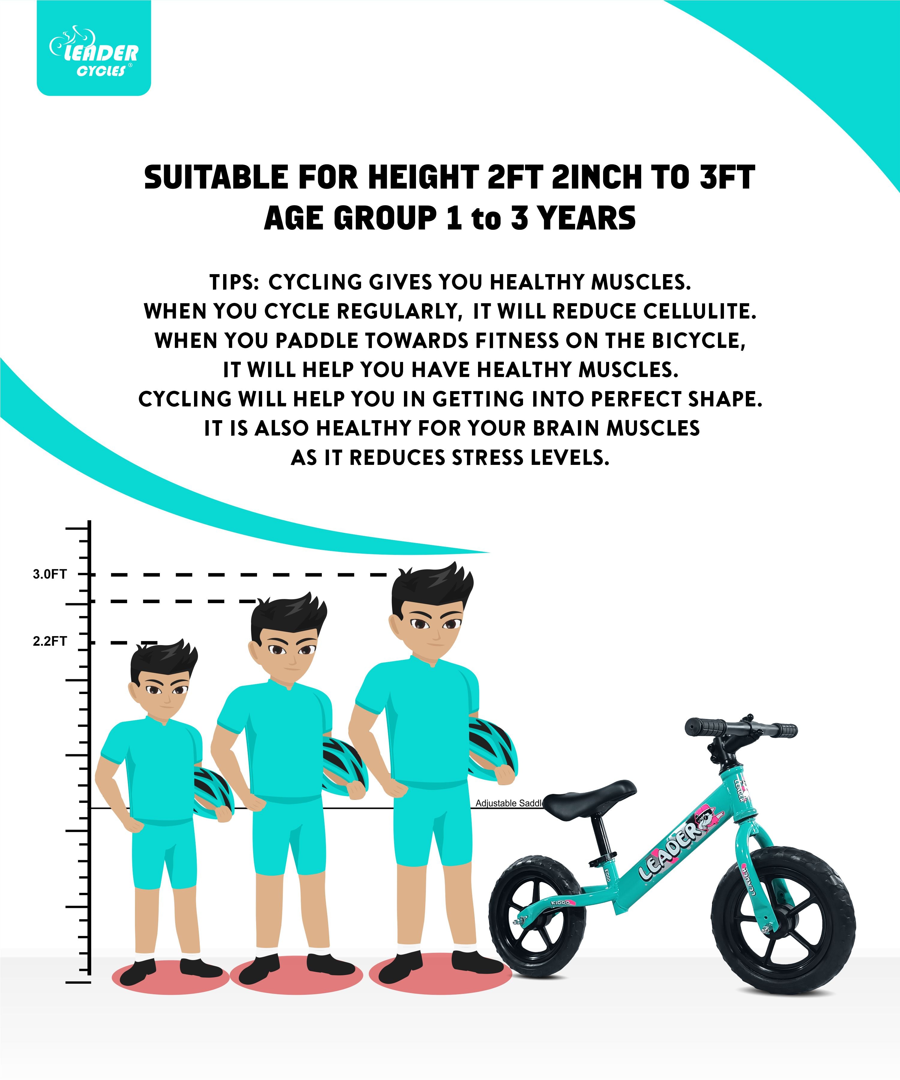 Buy Kiddo 12T Balance Cycle for Kids Training without Pedal Cycle ...